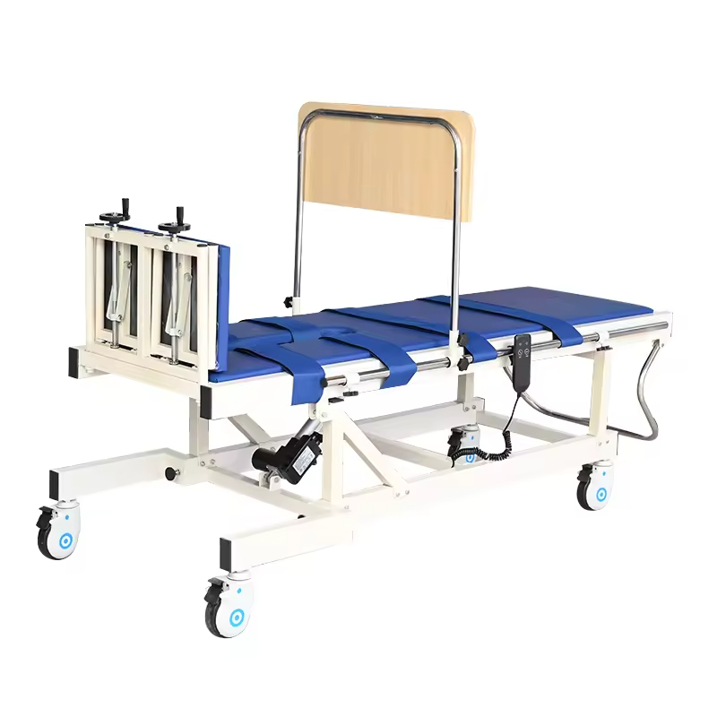 Electric Rehabilitation Training Bed with Standing, Tilt & Upper Limb ...